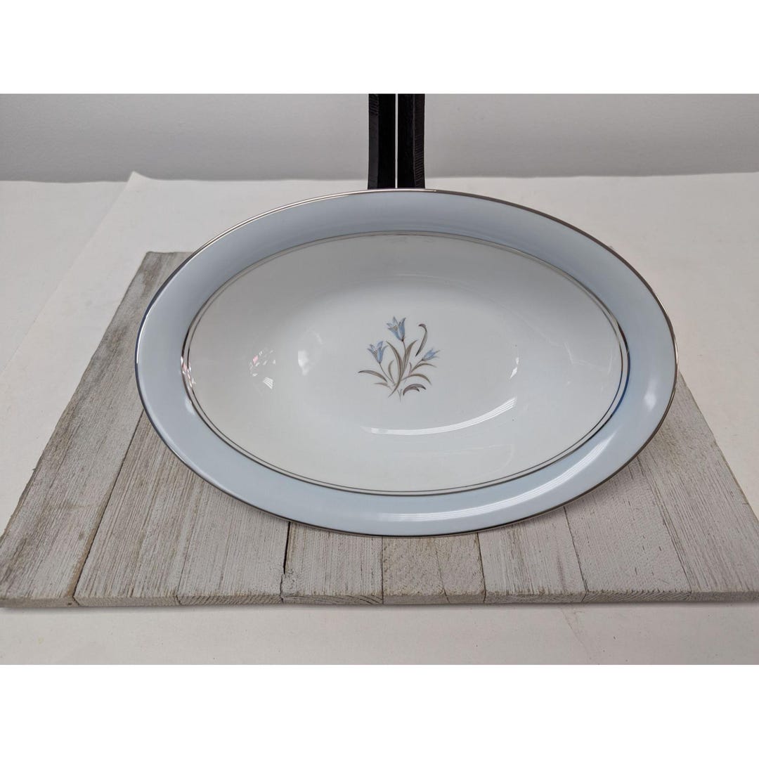 Vintage Noritake Bluebell Oval Serving Vegetable Bowl 5558 Fine China ...