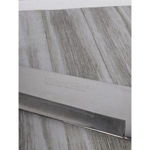 Used Maxam Chef's Knife 9" Stainless Blade Wood Handle - Etsy