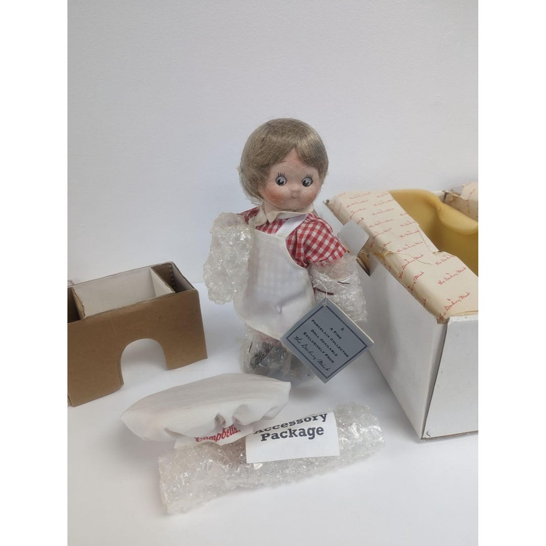 Campbell's Soup Kid's the Dancing Chef Porcelain Doll 1995 Limited ...