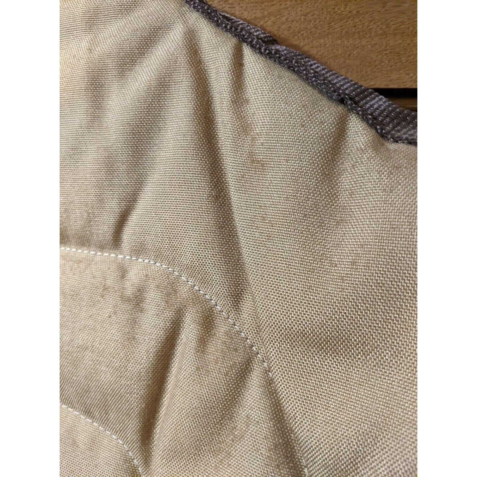 Vintage Hanging Chap Bag or Garment Bag With Zipper Front Tan BMB ZB ...