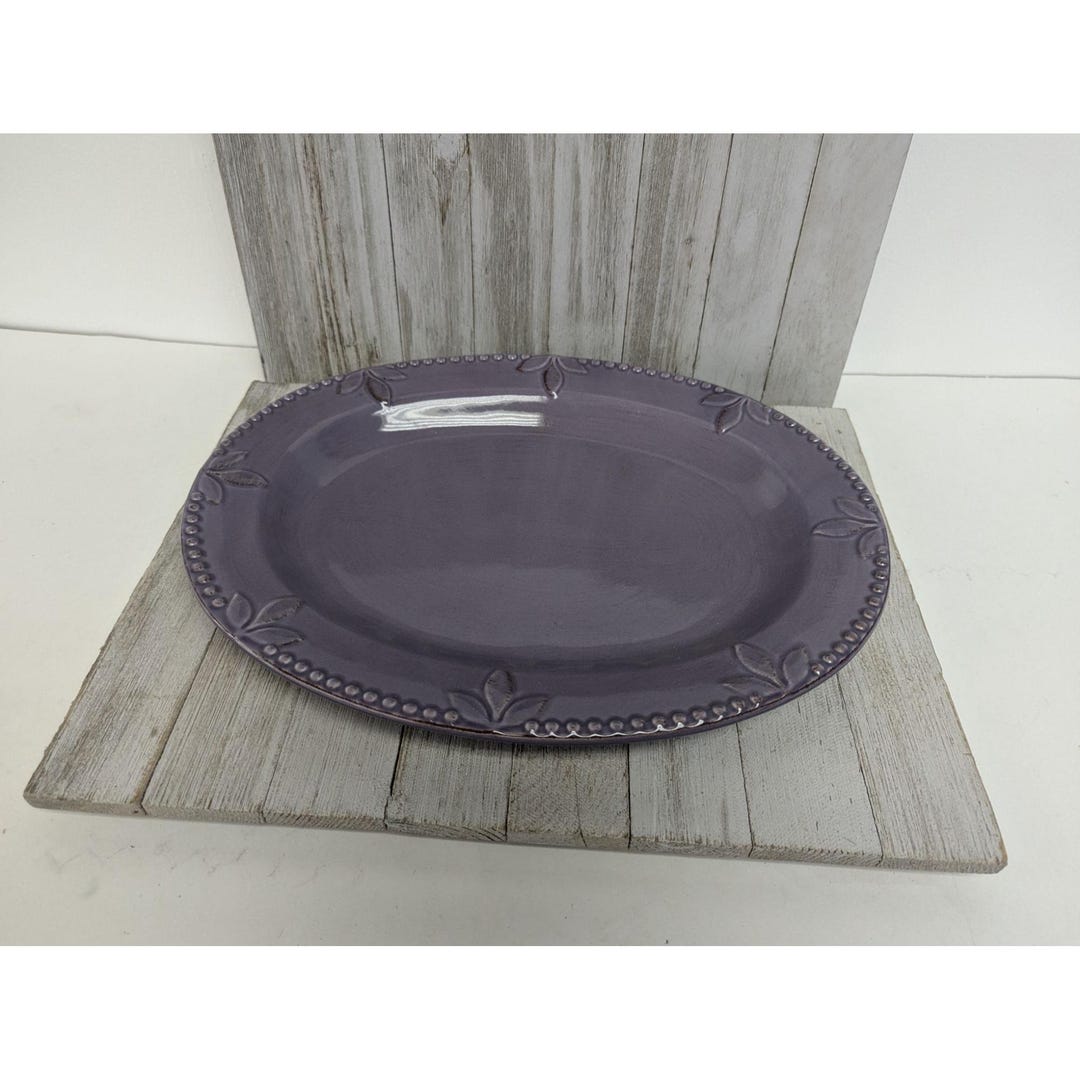 Sorrento Plum Signature Debby Segura 2001 Oval Platter 14 Purple - Etsy