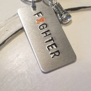 Fighter Keychain, Cancer Fighter Keychain, Cancer Survivor Keychain ...