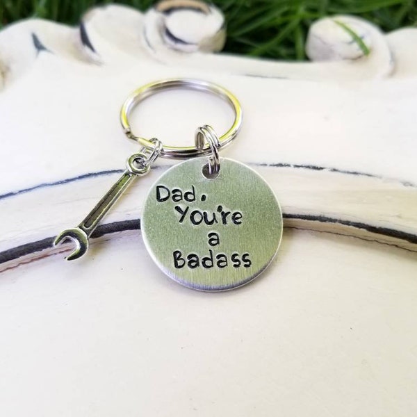 Badass Keychain - Etsy