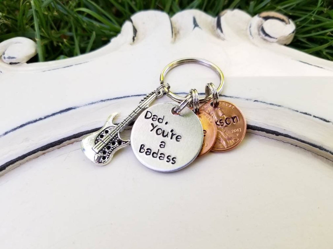Dad You're a Badass Badass Keychain Gift for the Badass - Etsy