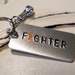 Fighter Keychain, Cancer Fighter Keychain, Cancer Survivor Keychain ...