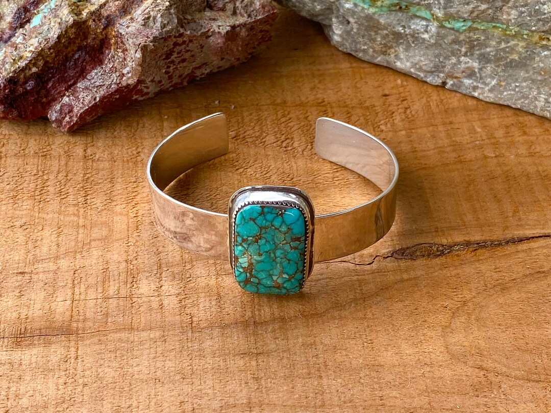 Bird’s Eye Turquoise Cuff - Etsy