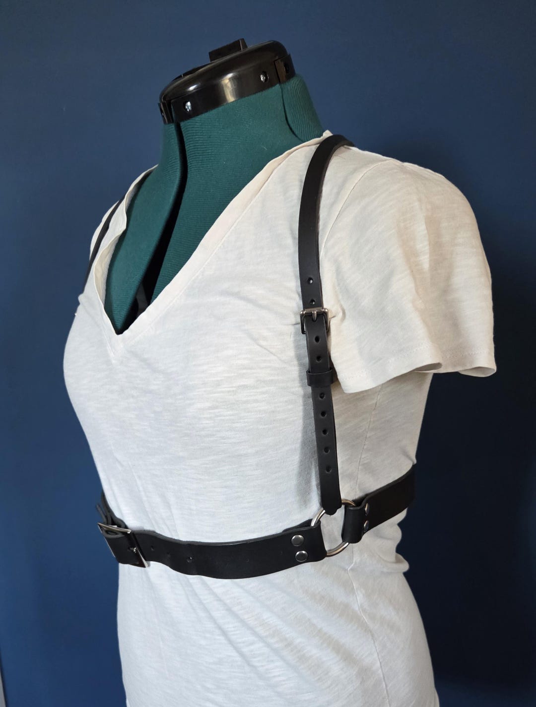 Simple Leather Harness - Etsy