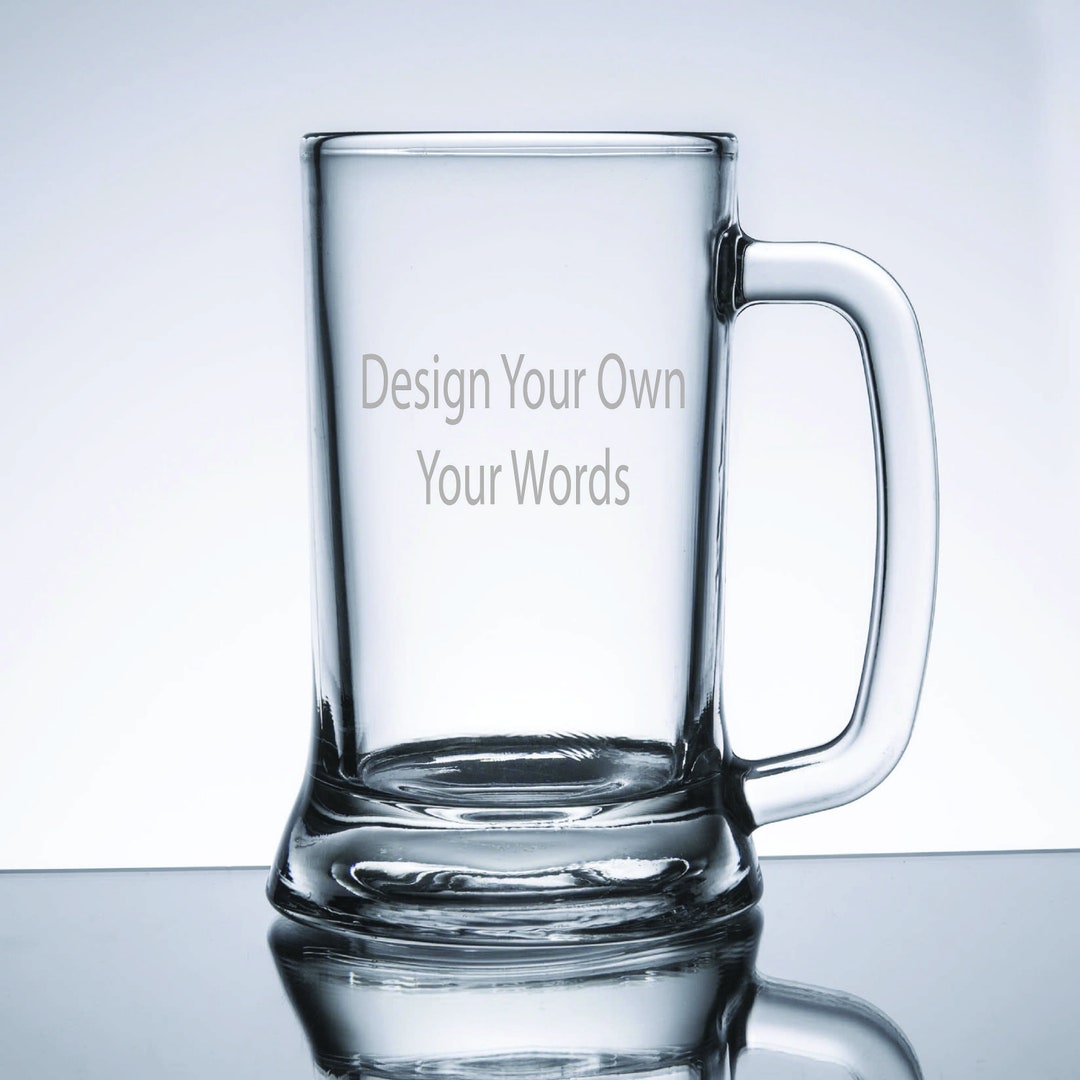 Engraved Personalized Beer Mug Design Your Own and Your Name And/or ...