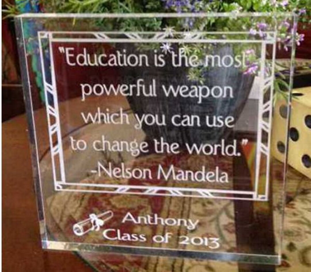 Engraved Acrylic Graduation Plaque With Stand - Etsy