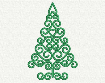 Swirl christmas tree | Etsy