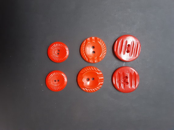 Materials Sewing & Fiber Knitting 6 buttons in total Buttons x 3 pairs ...