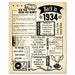 Back in 1934 Newspaper Poster / Printable / 90th Birthday Party ...