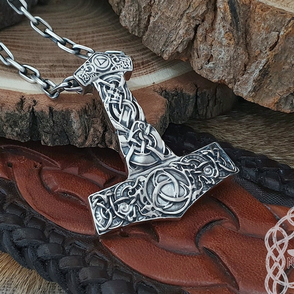 Mjolnir Pendant - Etsy