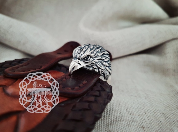 Eagle Ring Sterling Silver Eagle Ring Animal Jewelry | Etsy