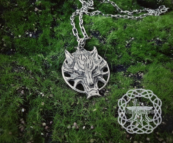 Silver viking pendant store