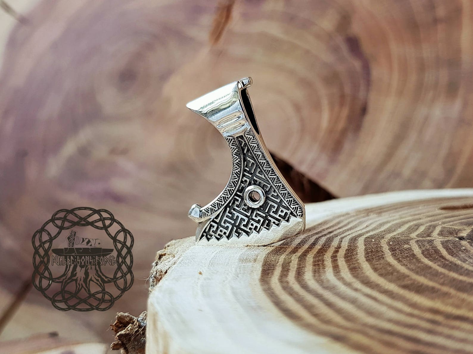 Viking Axe Pendant Sterling Silver Viking Necklace Norse - Etsy