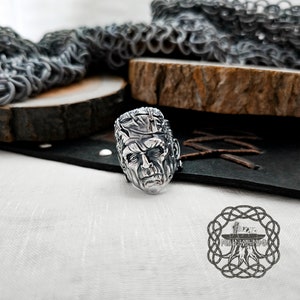 Frankenstein Monster Ring: Sterling Silver Gothic Jewelry - Etsy