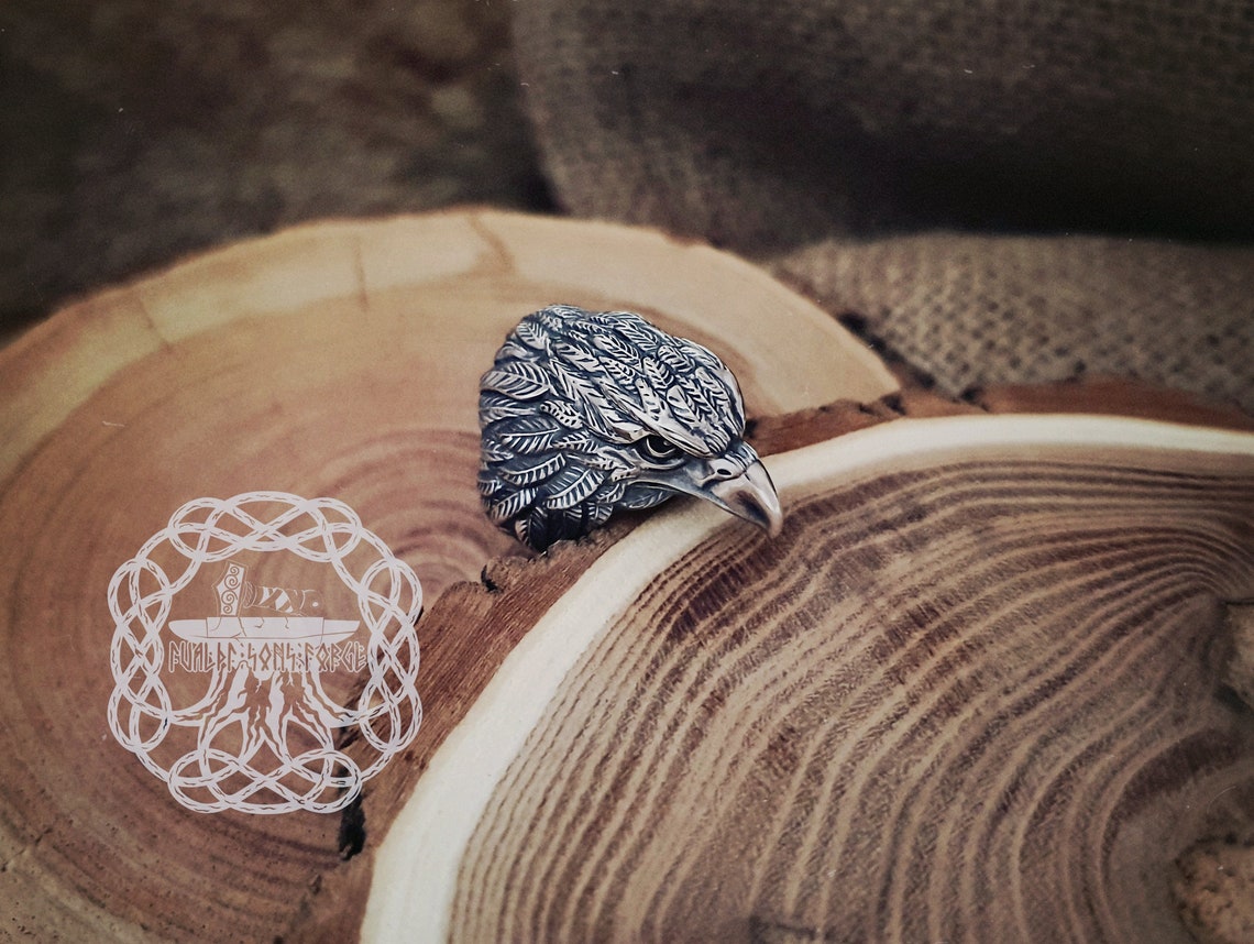 Eagle Ring Sterling Silver Eagle Ring Animal Jewelry | Etsy