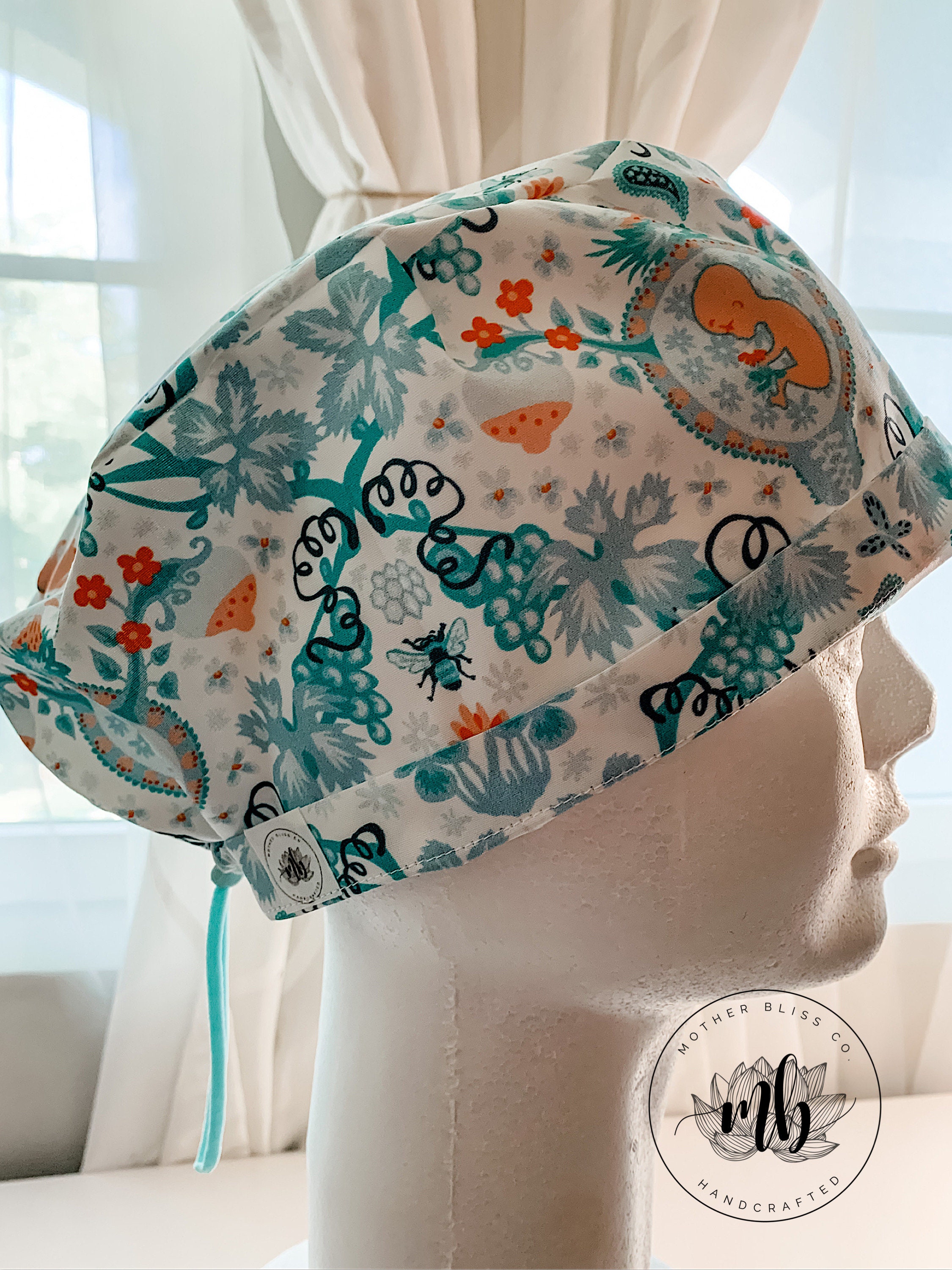 Baby Bloom Womb IVF Fertility Pixie Scrub Cap Adjustable - Etsy