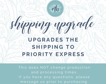 Priority Mail Express Shipping Upgrade - Etsy