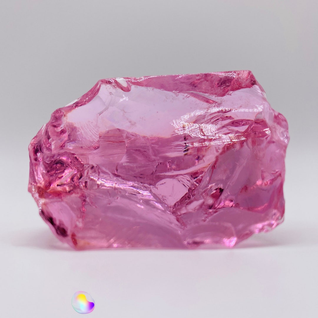 Gem Rose De France Monatomic Andara Crystal 66g Pink Andara Crystal ...