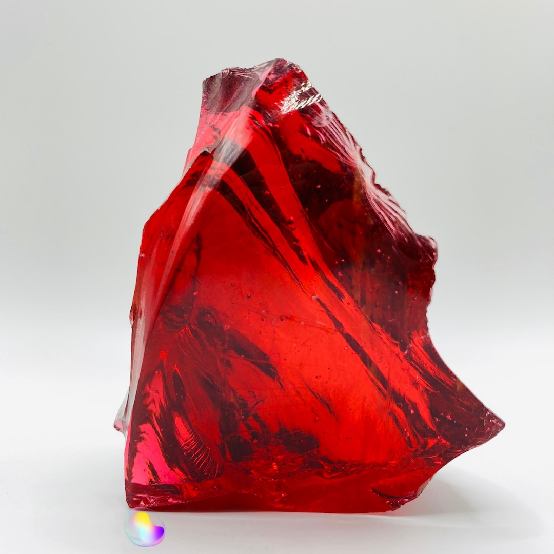 Rare Gem Raspberry With Bubbles Andara Monatomic Andara Crystal 200g ...