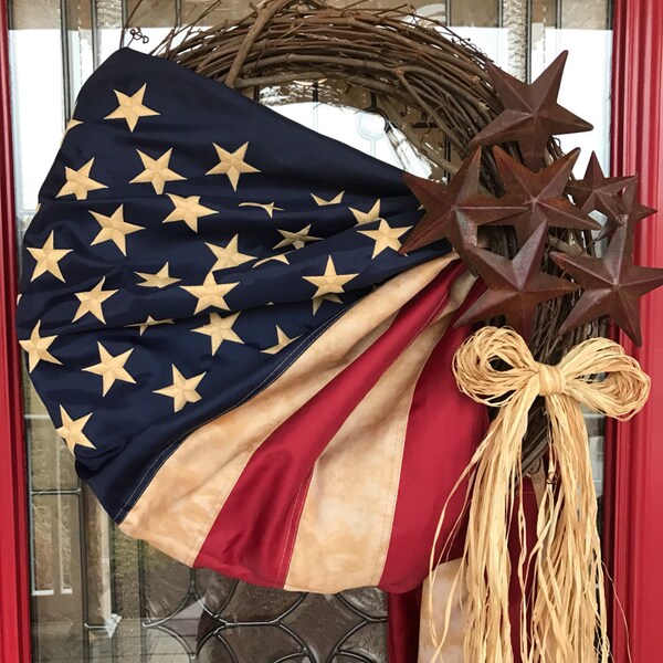 Veterans Day Wreath - Etsy