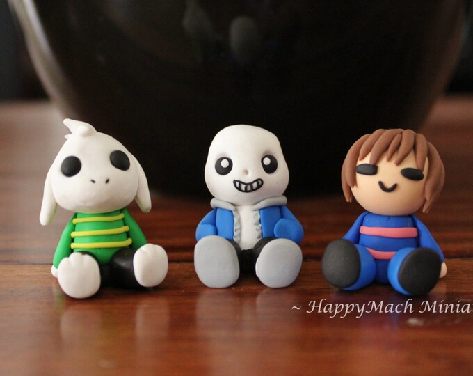Undertale Figures Polymer Clay - Etsy