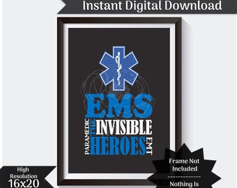 Paramedic Printable Wall Art - Etsy