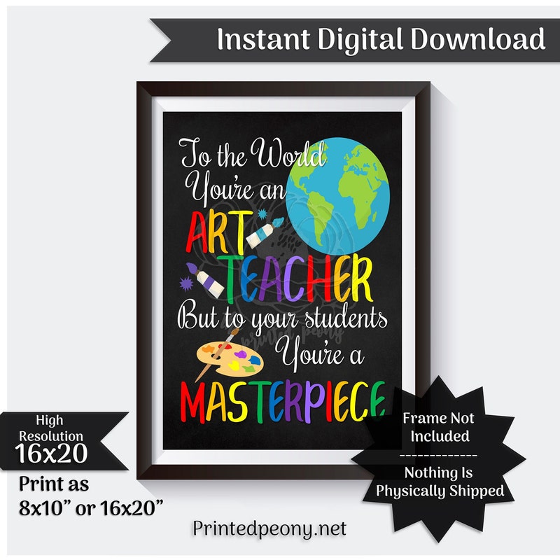 Teacher Subway Art - Etsy