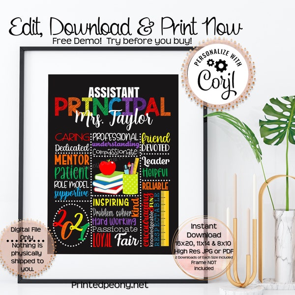 Printable Teacher Assistant Appreciation - Etsy