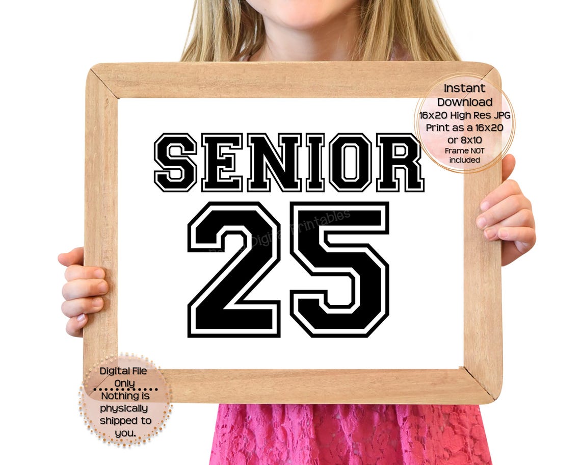 Printable Graduation Sign Graduation Party Decorations Senior 2024 ...
