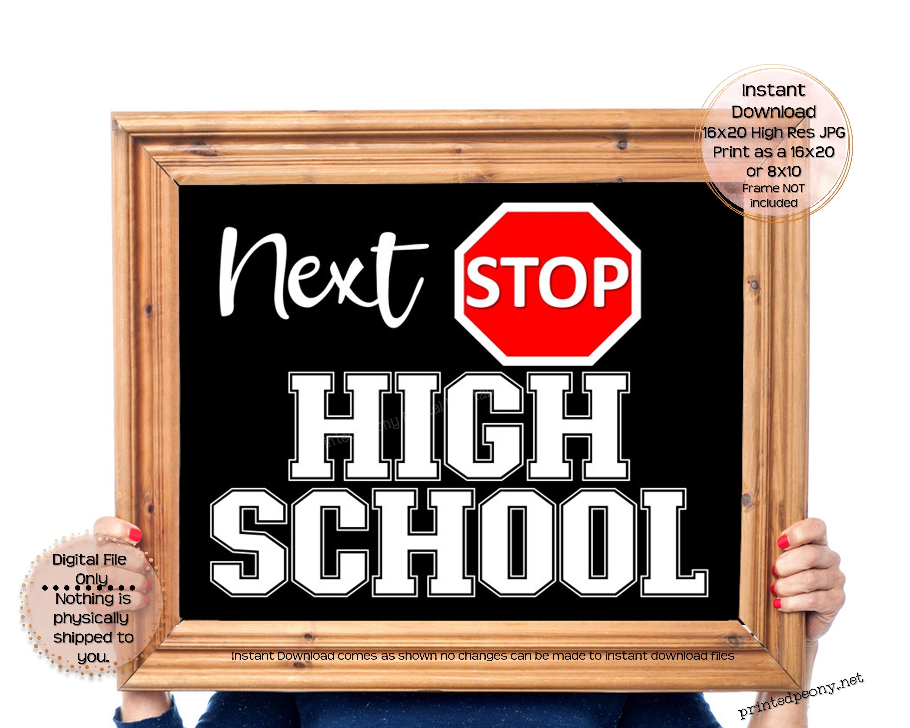 Last Day of Eighth Grade Printable Sign End of School Sign 8th - Etsy