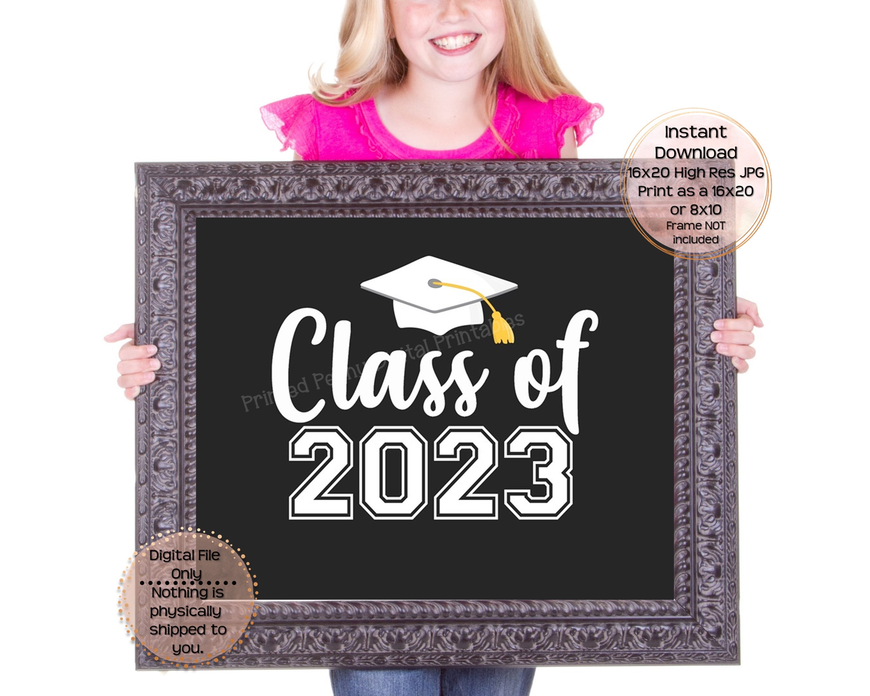 Printable Graduation Sign Graduation Party Decoration Senior - Etsy