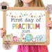First Day of Practicum Printable Sign First Day Sign Practicum Photo ...