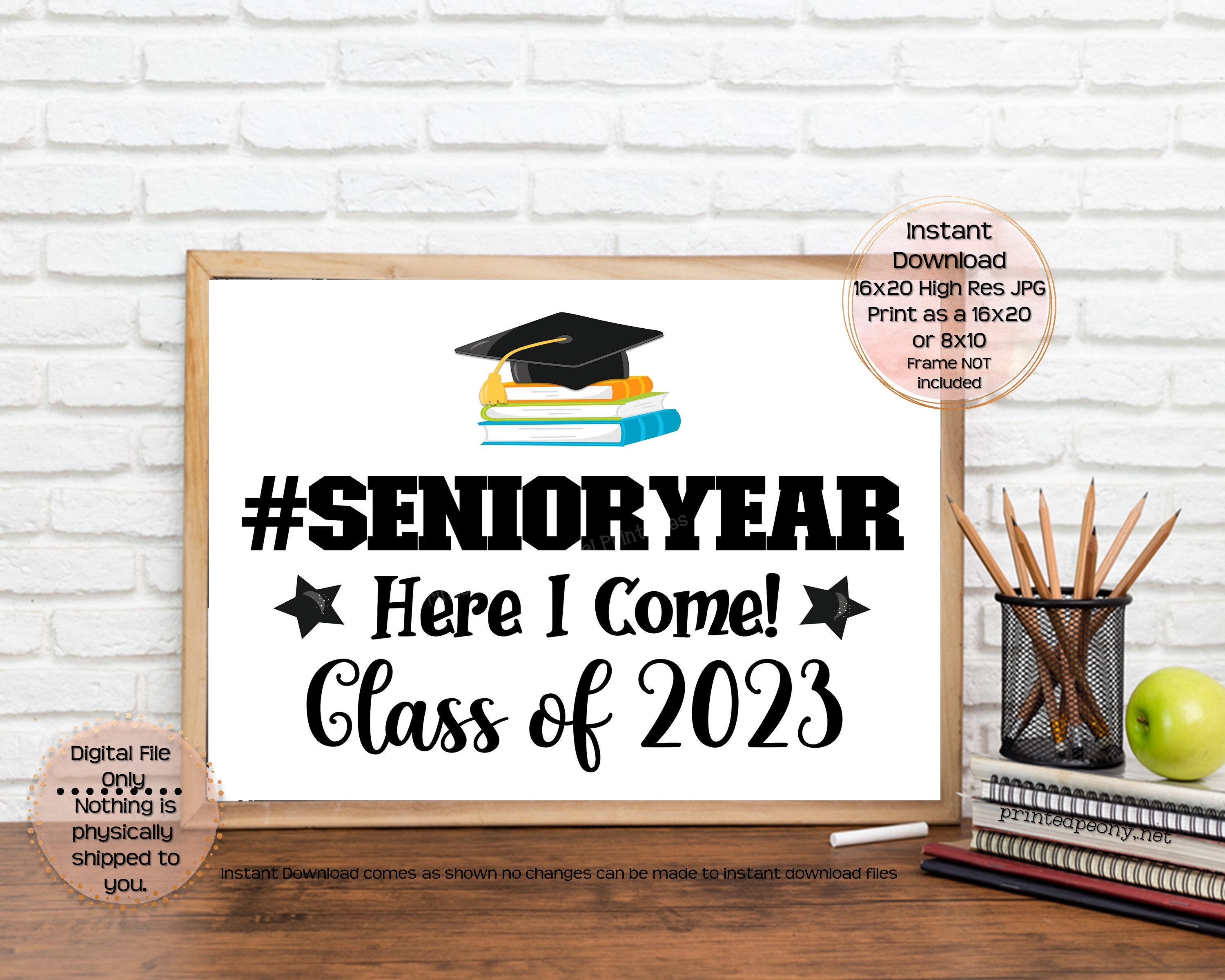 Last Day of Junior Year Printable Sign Last Day of School Sign - Etsy