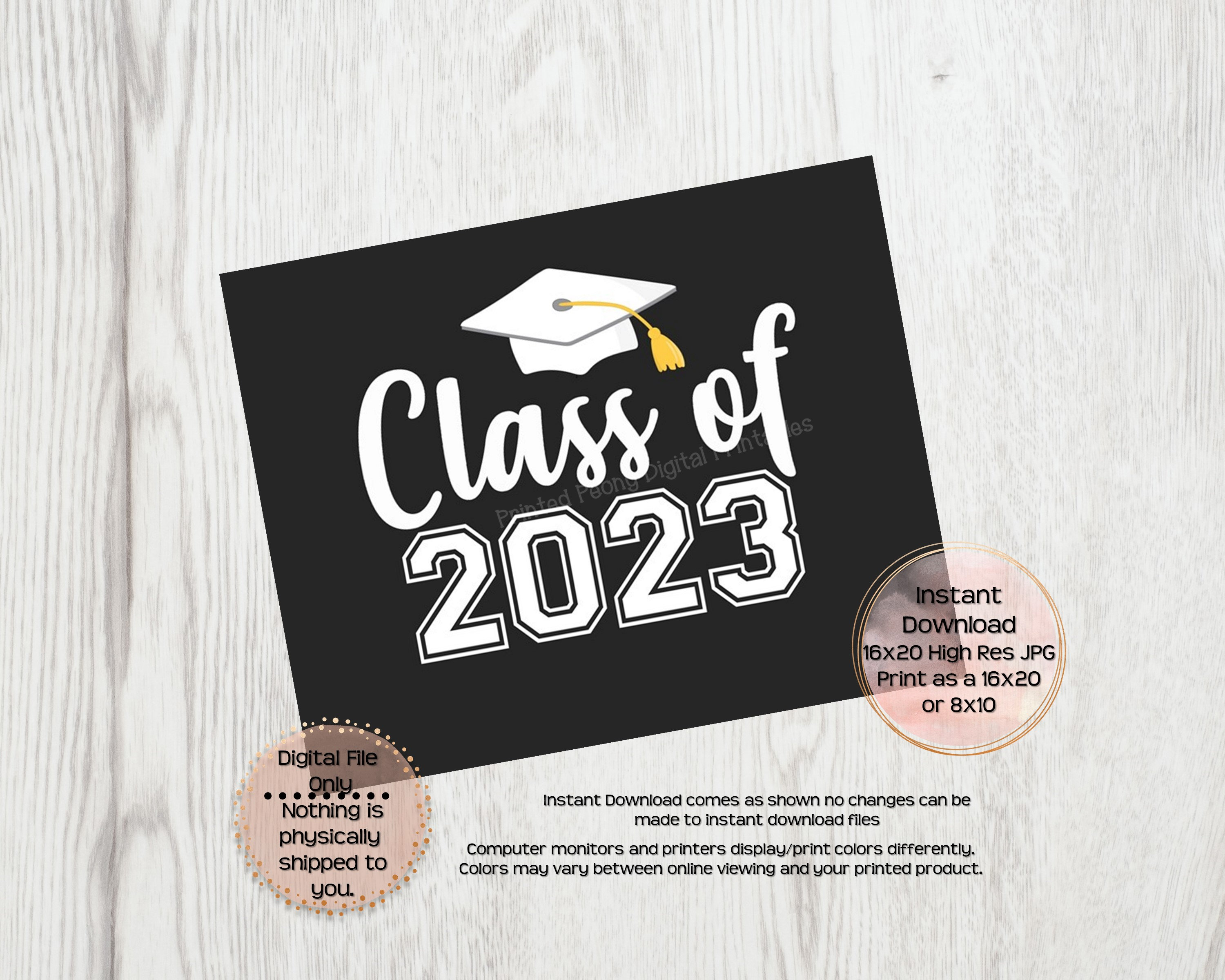 Printable Graduation Sign Graduation Party Decoration Senior - Etsy