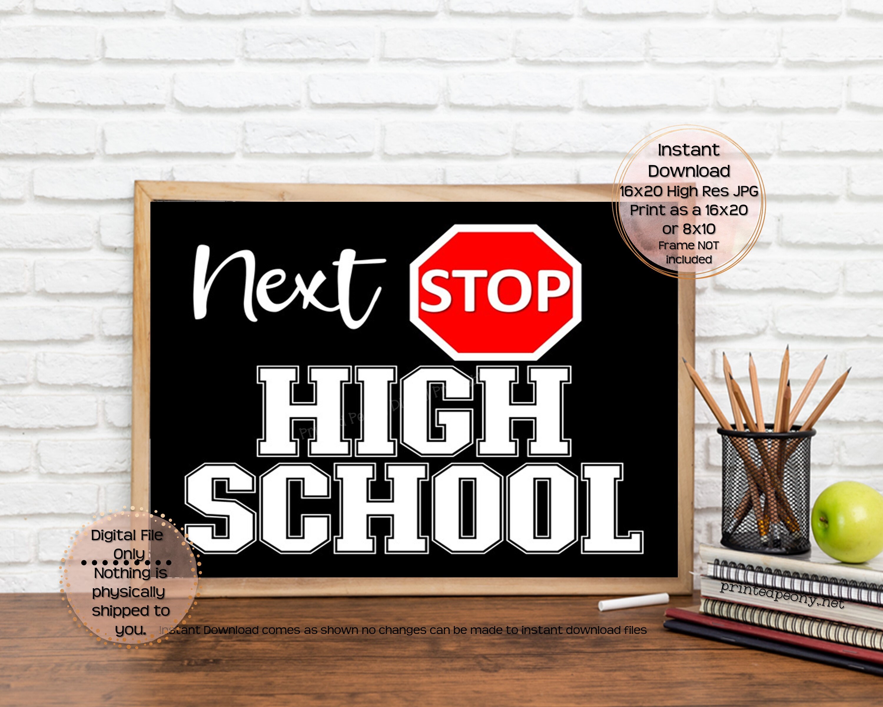 Last Day of Eighth Grade Printable Sign End of School Sign 8th - Etsy