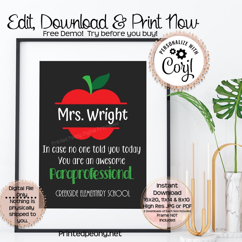Paraprofessional Svg - Etsy