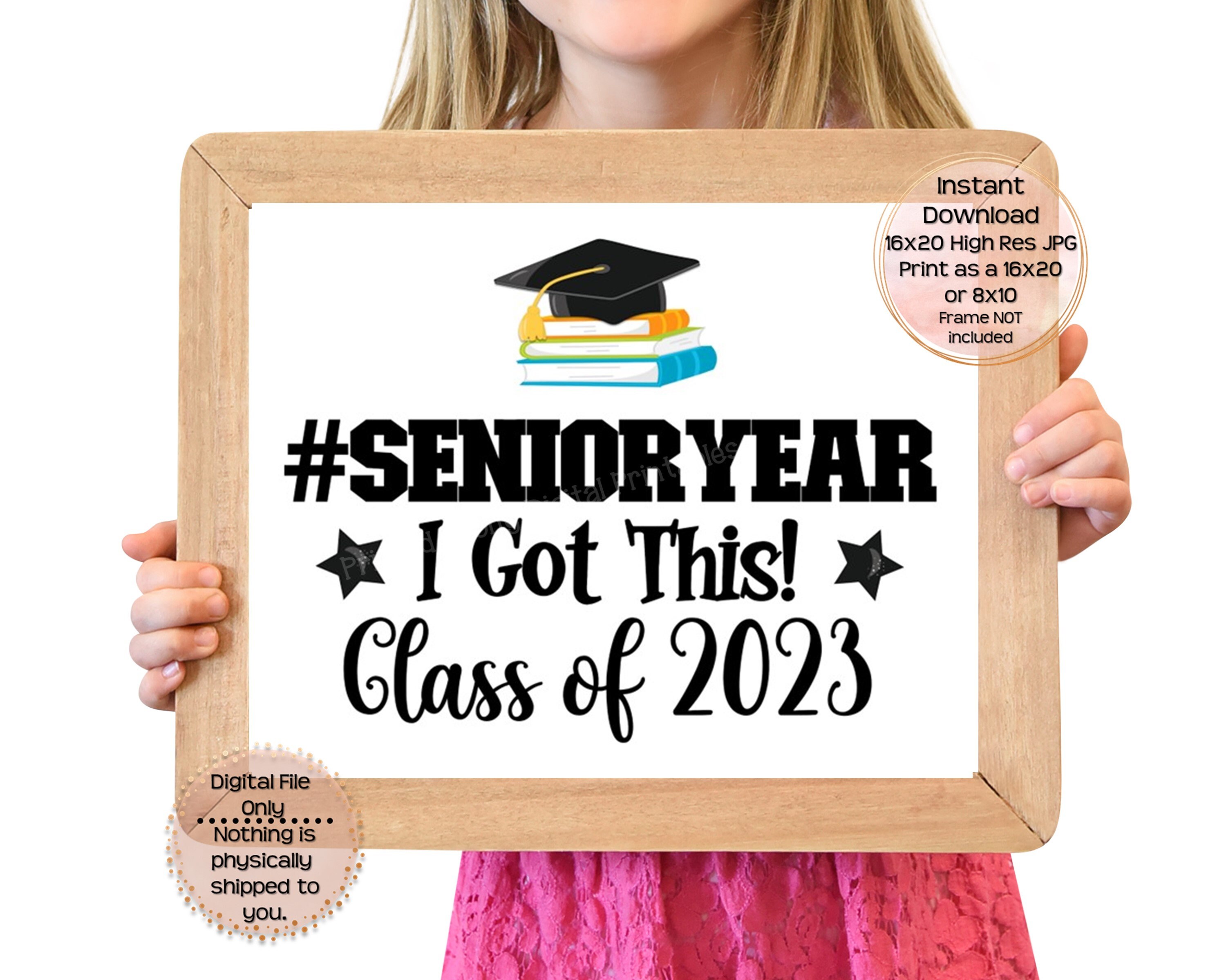 First Day of Senior Year I Got This Printable Sign First Day - Etsy