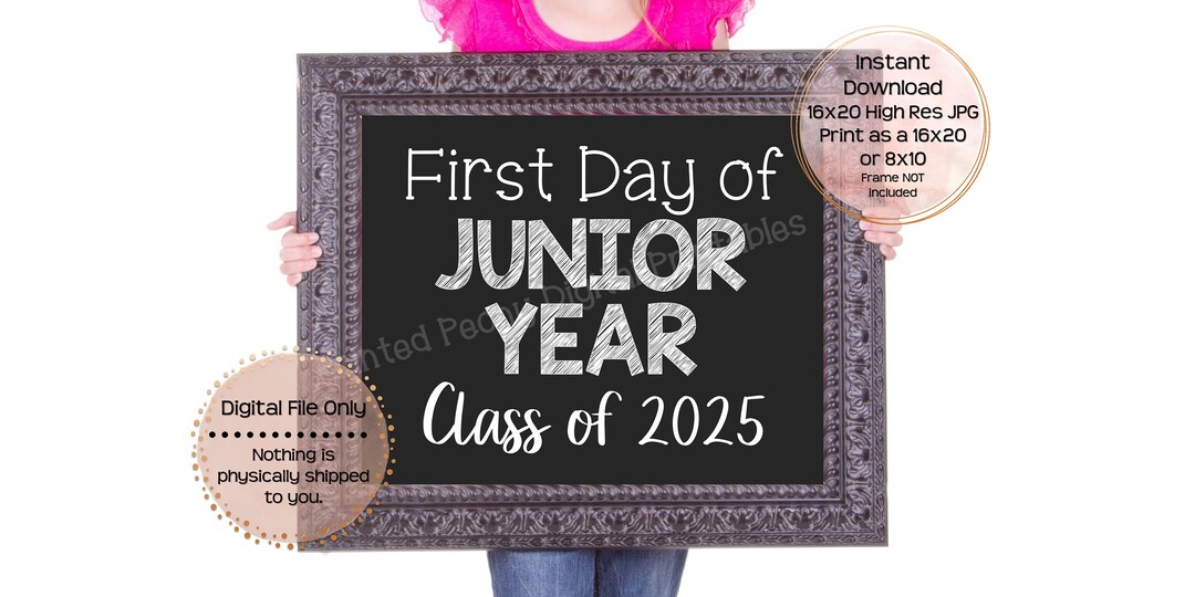 First Day of Eleventh Grade Printable Sign First Day of School - Etsy
