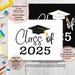 Printable Graduation Sign Graduation Party Decoration Senior 2025 ...