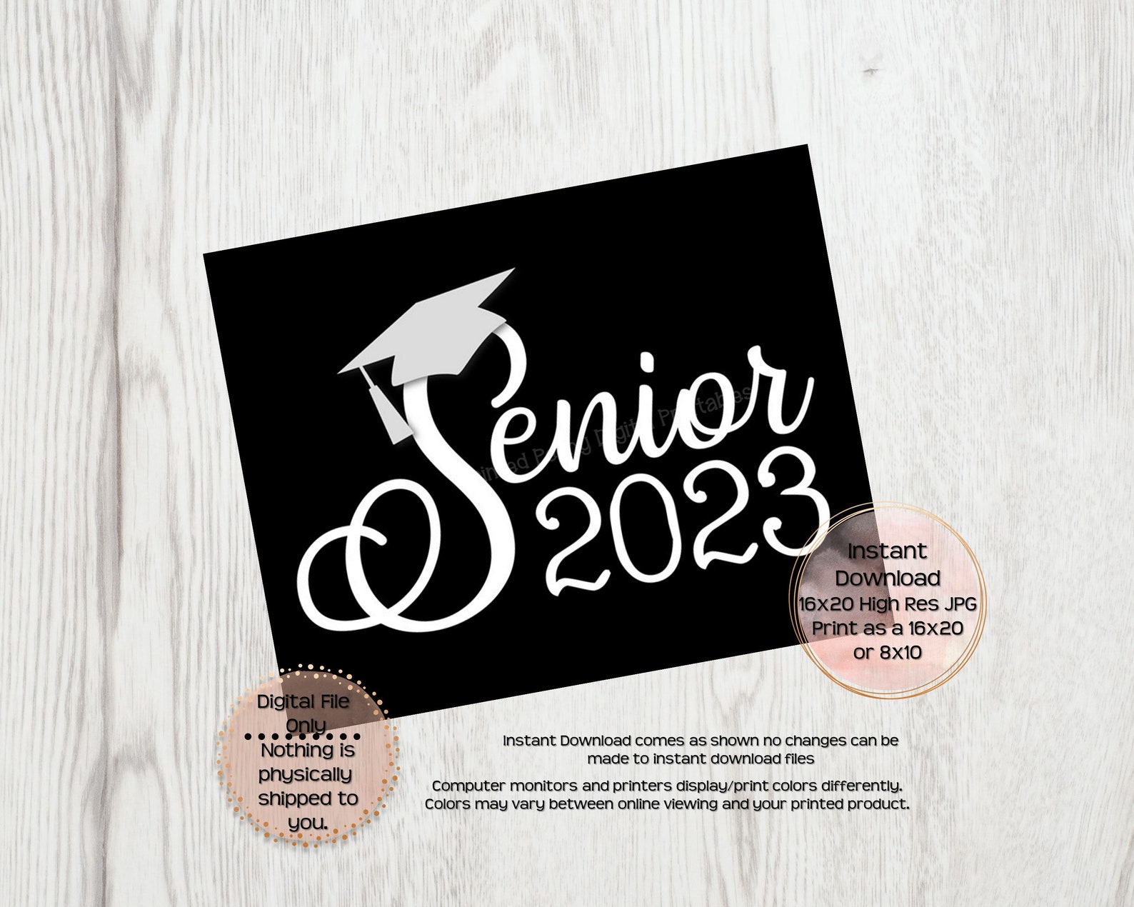 Printable Graduation Sign Graduation Party Decorations Senior | Etsy