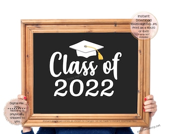 Class of 2022 Sign - Etsy