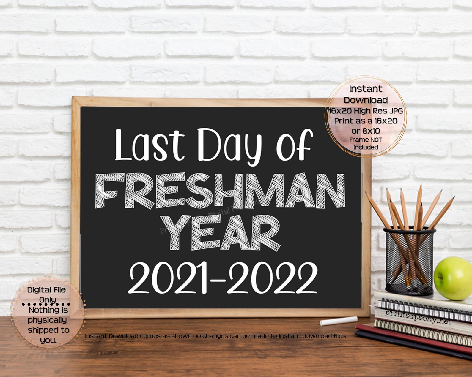 Last Day of Ninth Grade Printable Sign Last Day of School Sign - Etsy