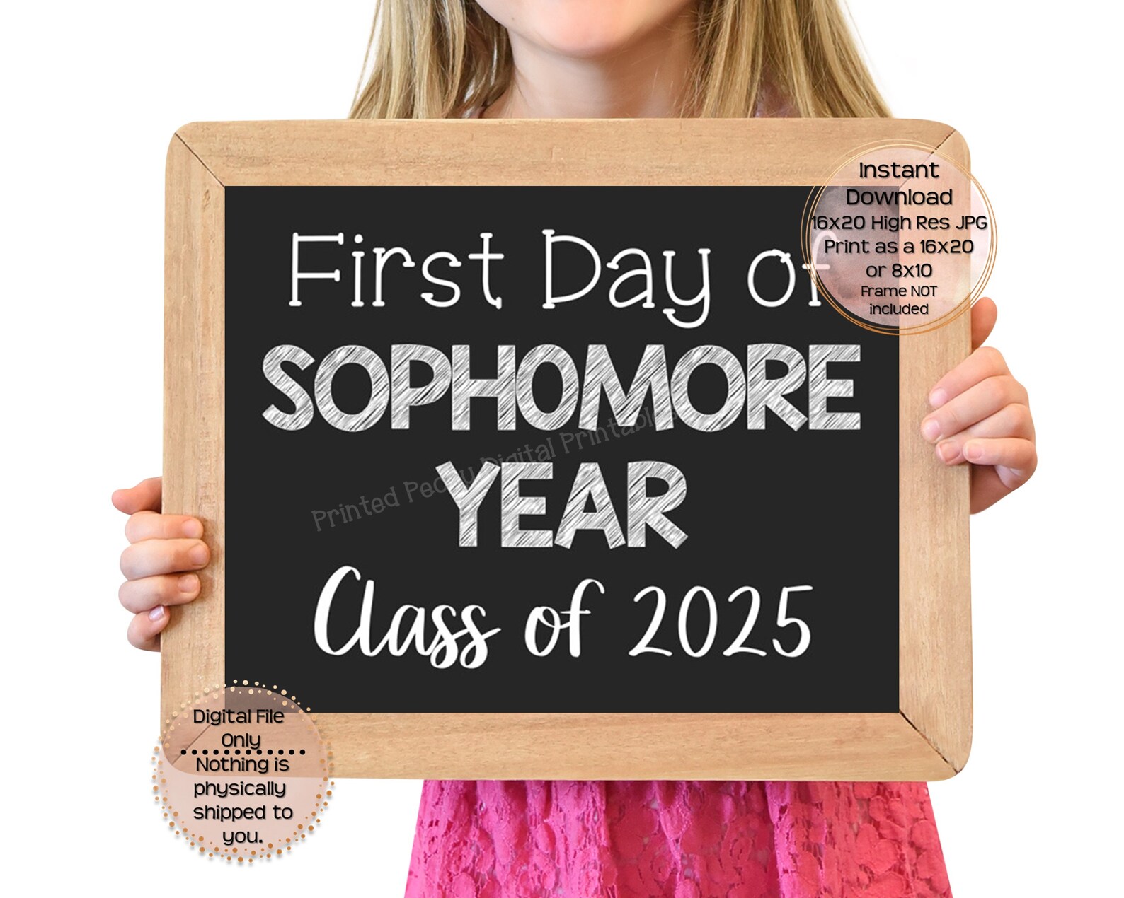 First Day of Tenth Grade Printable Sign First Day of School - Etsy