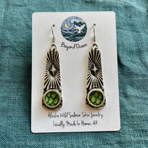 Alaska Jewelry / Fish Skin/ Salmon Jewelry / Fish Jewelry / Fish Scale ...