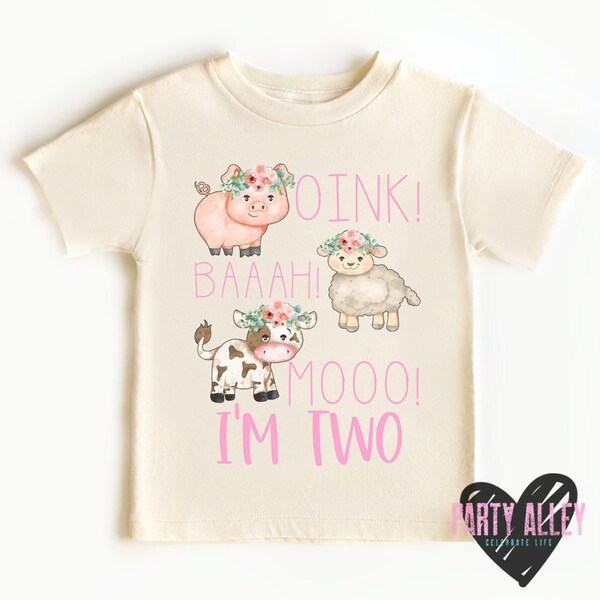 Farm Birthday Shirt - Etsy