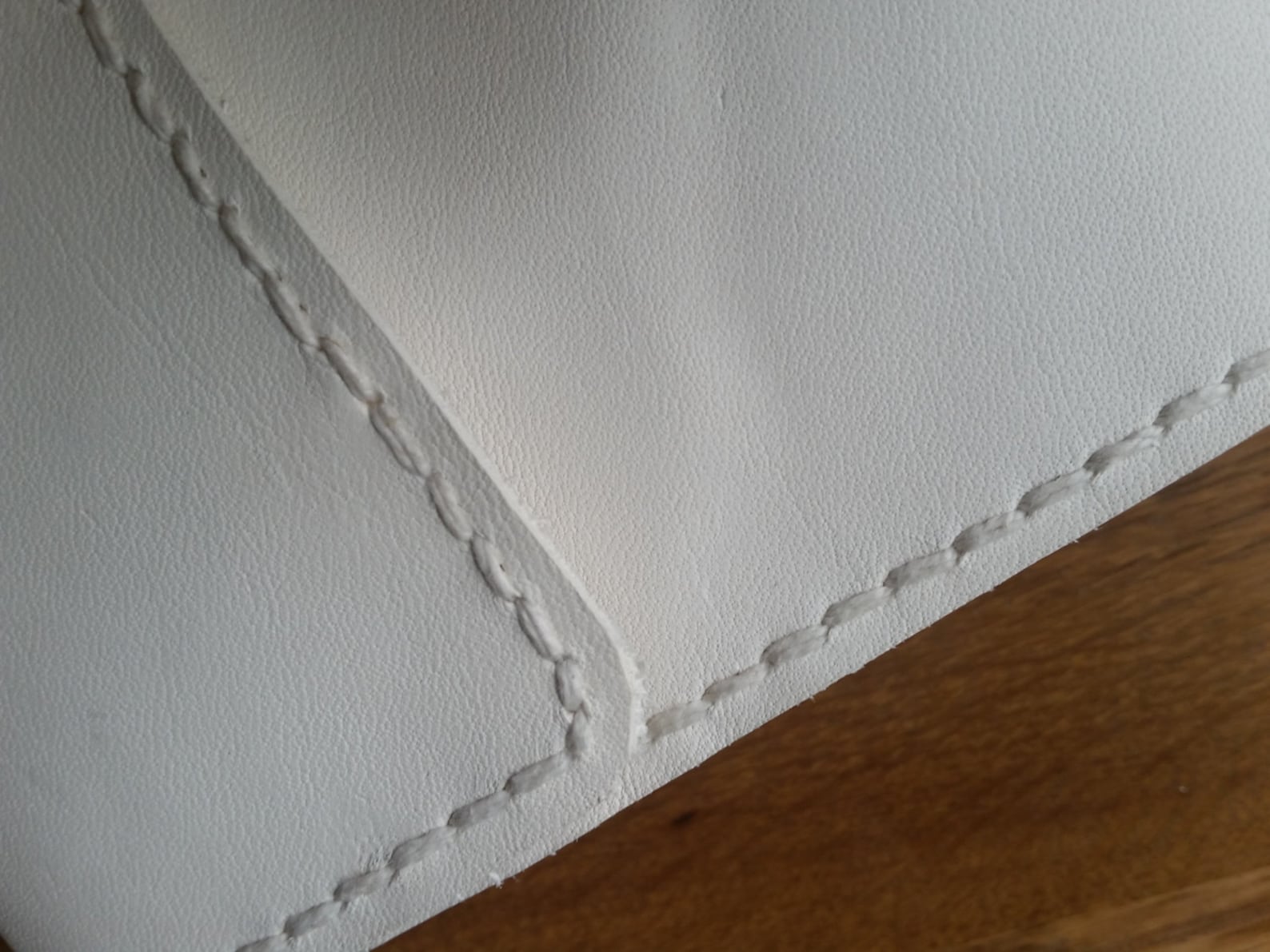 Hand Stitching to Leather Journal Edges ADD ON Contrast or - Etsy