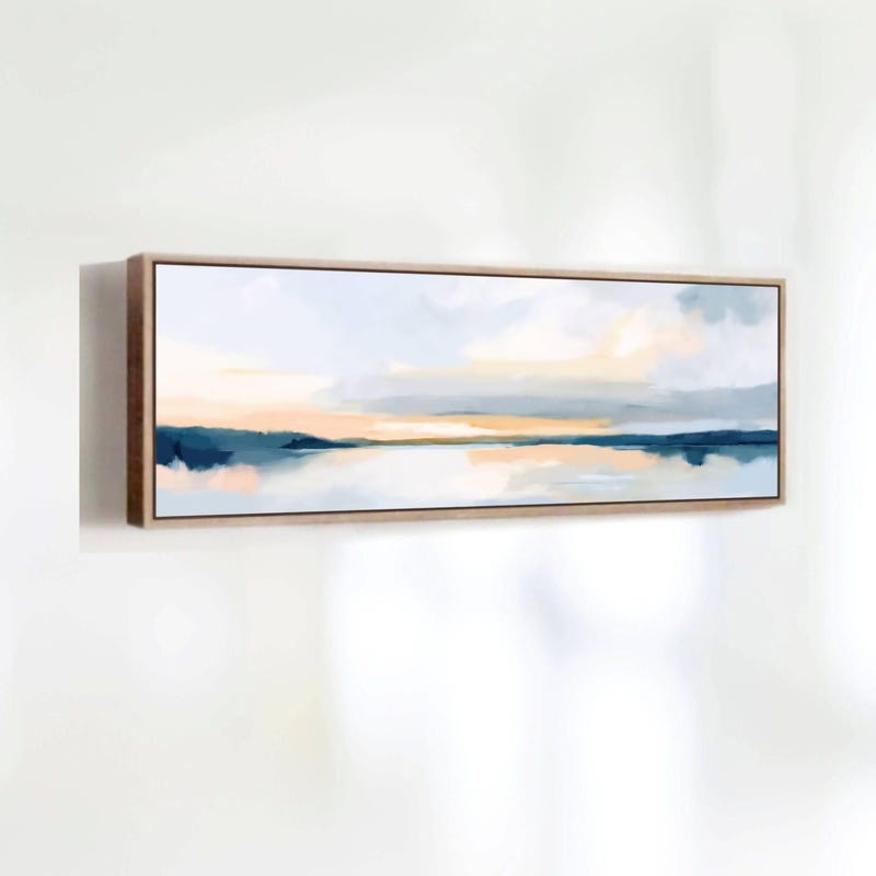 Sunset Over Lake - Etsy